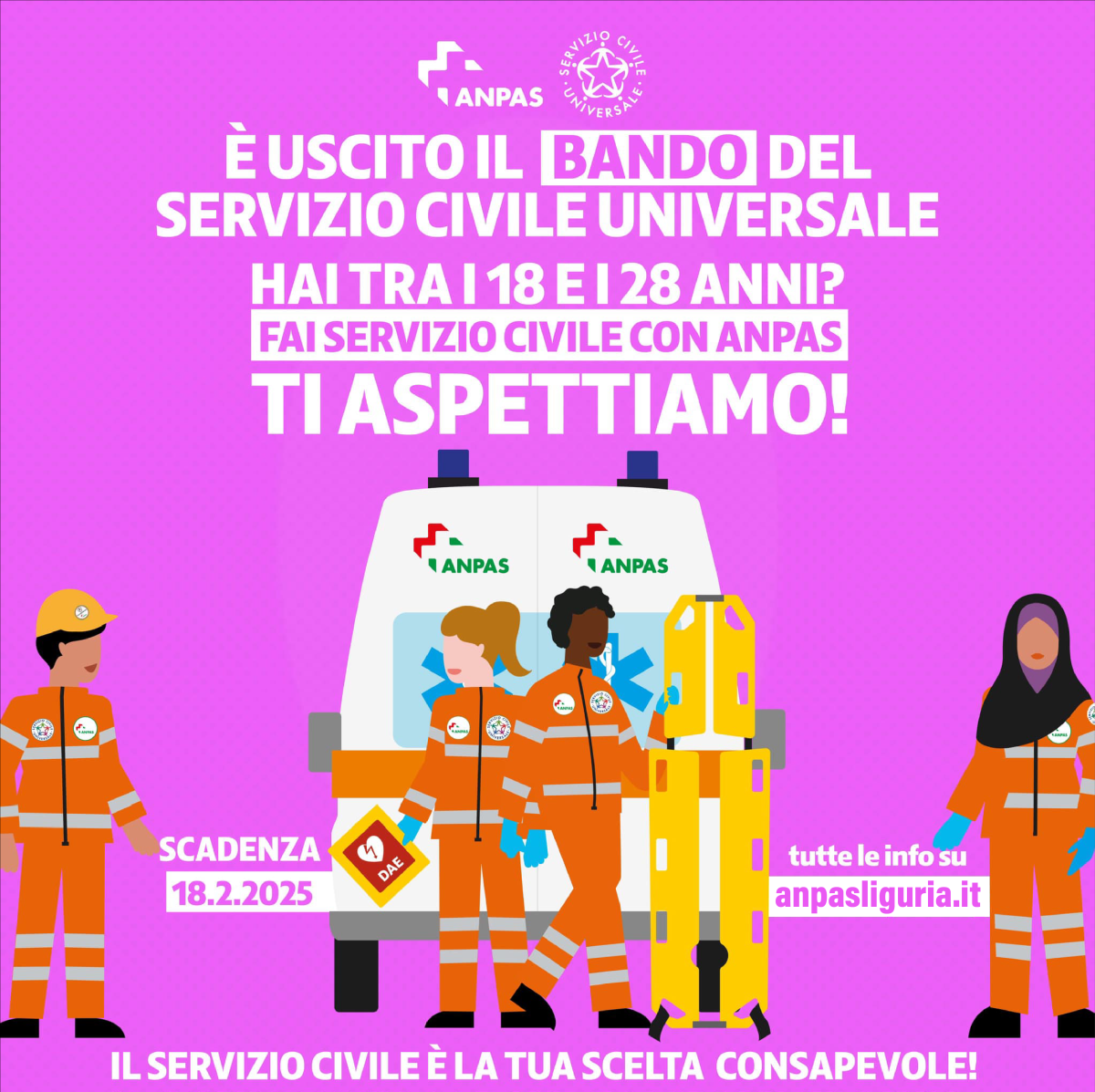 SERVIZIO CIVILE UNIVERSALE: BANDO 2024